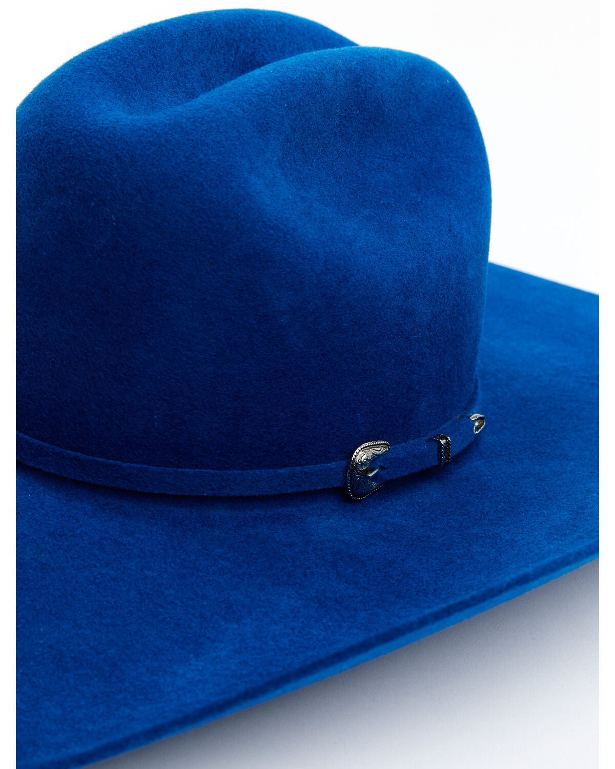 Serratelli 2X Felt Cowboy Hat, Royal Blue
