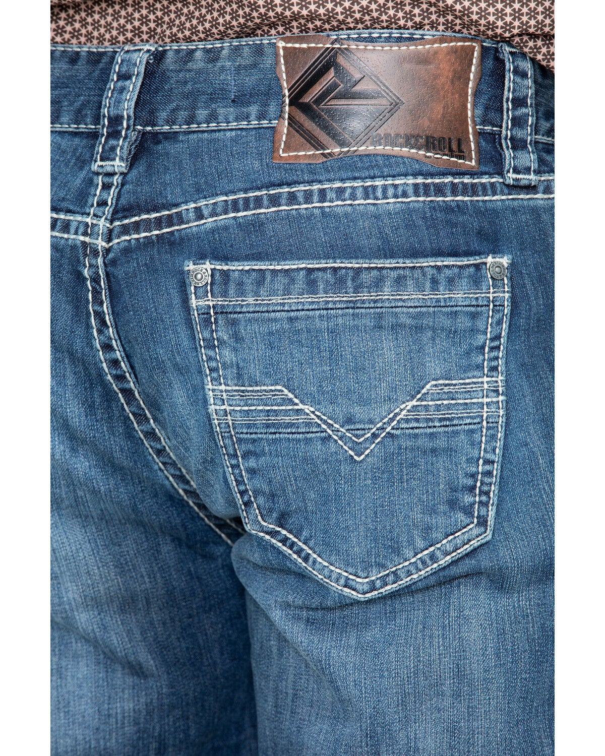 Rock & Roll Denim Men's Reflex Double Barrel Straight Leg Jeans | Sheplers