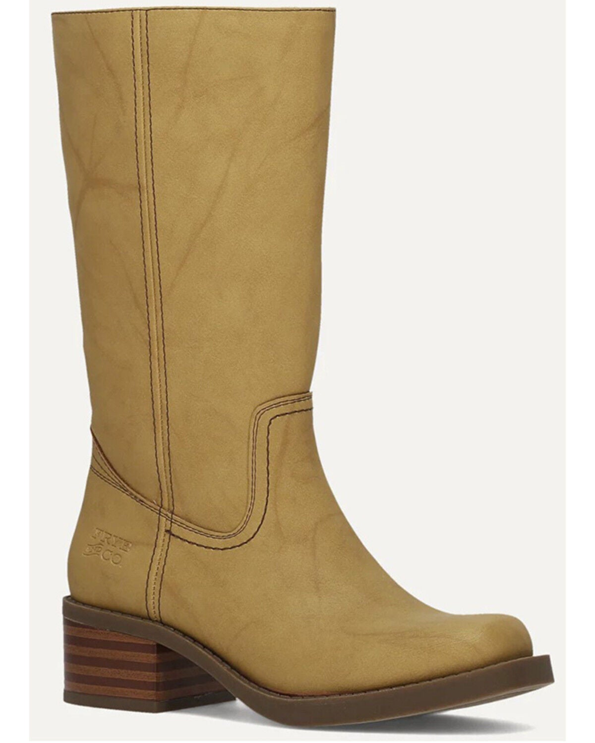 Frye & Co Girls' Miranda Tall Fashion Boots - Broad Square Toe, Yellow