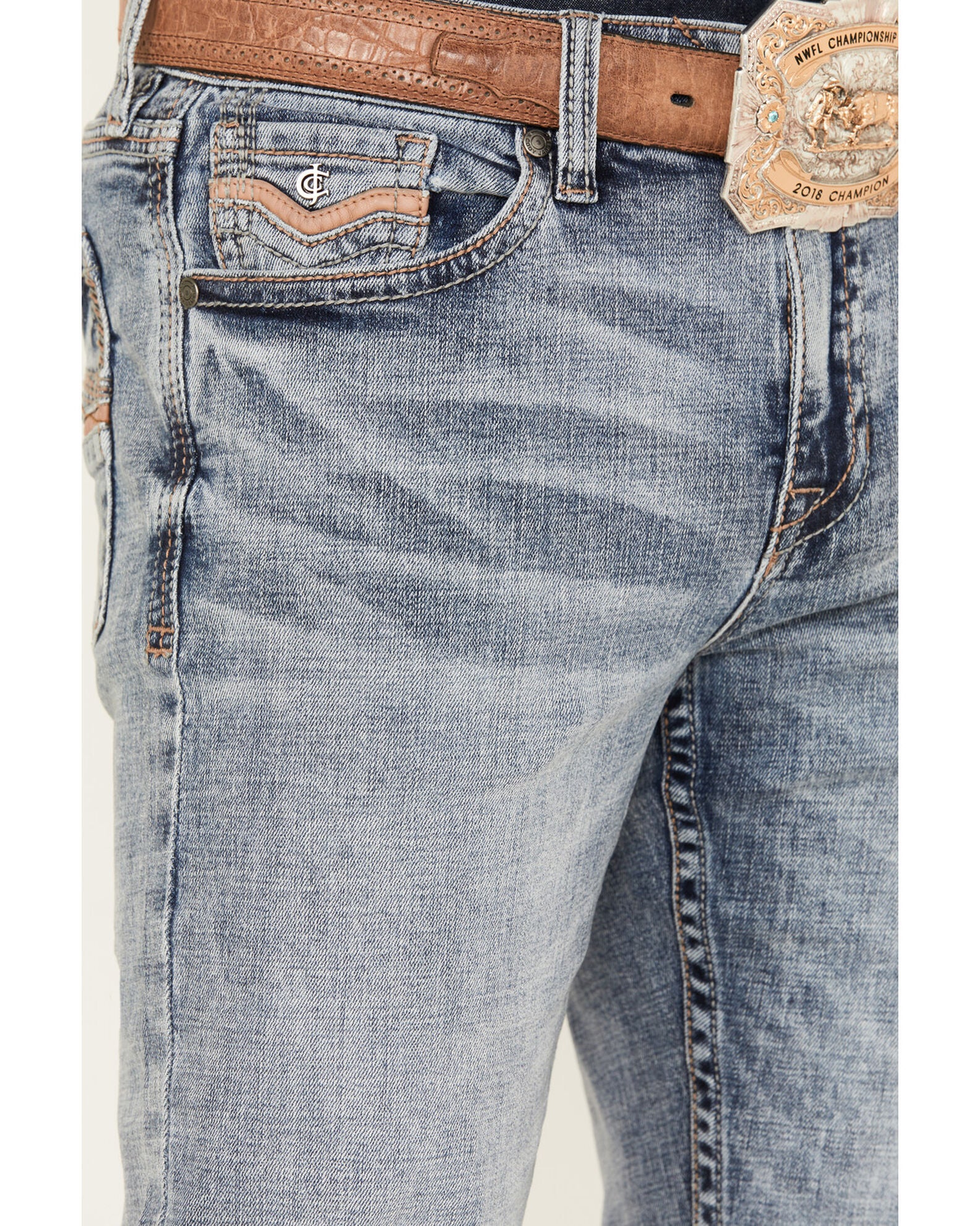 Product Name: Cody James Men's Pinedale Slim Straight Stretch Denim Jeans