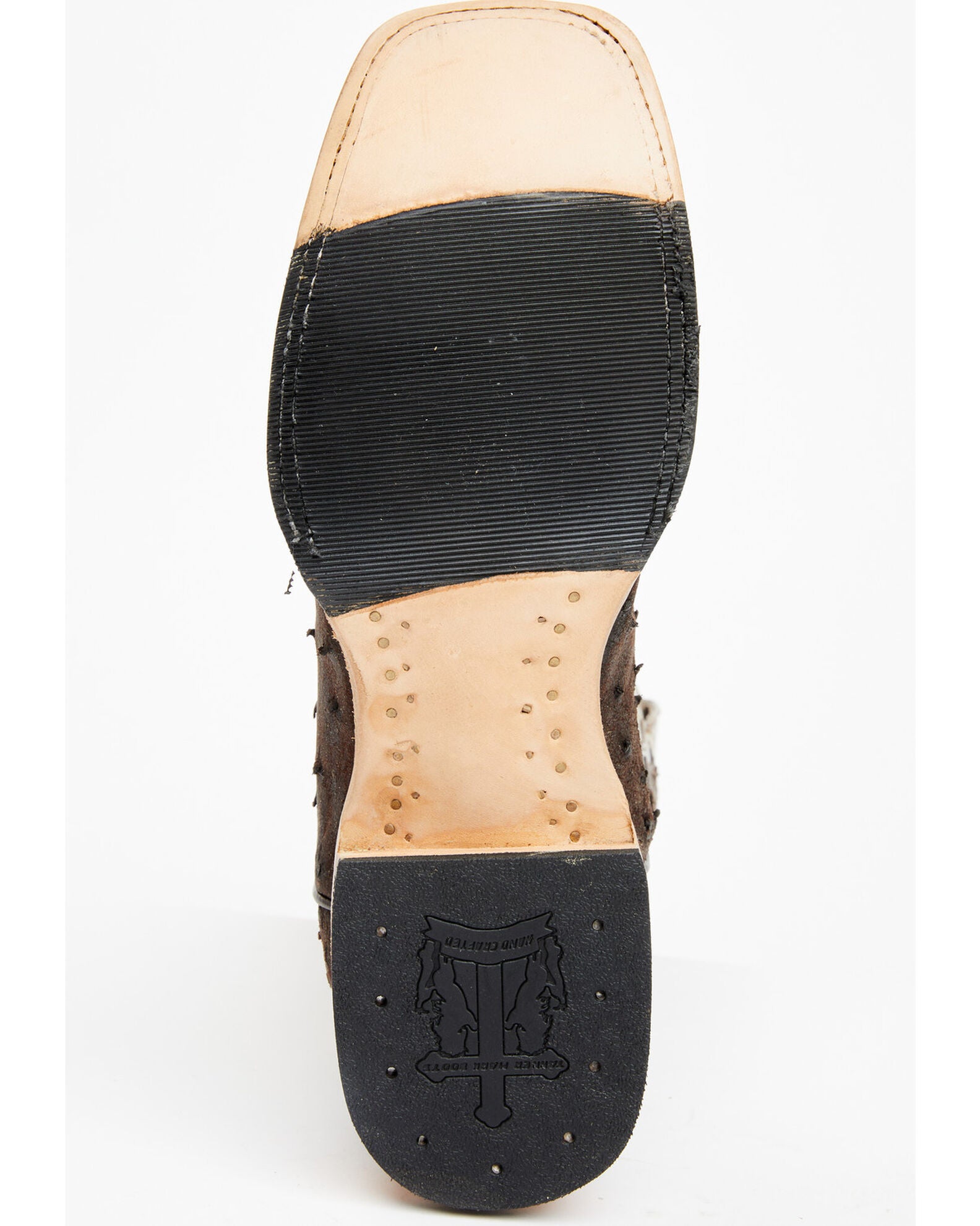 Tanner Mark Men's Exotic Full Quill Ostrich Western Boots - Broad ...