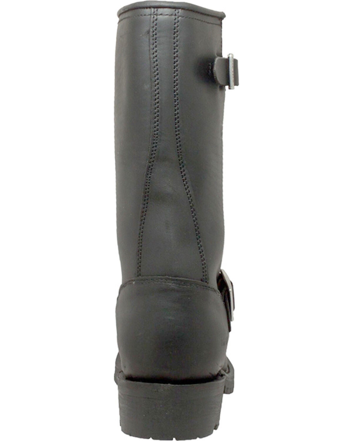 Ad Tec Men's Heavy Duty 13" Engineer Boots - Round Toe, Black