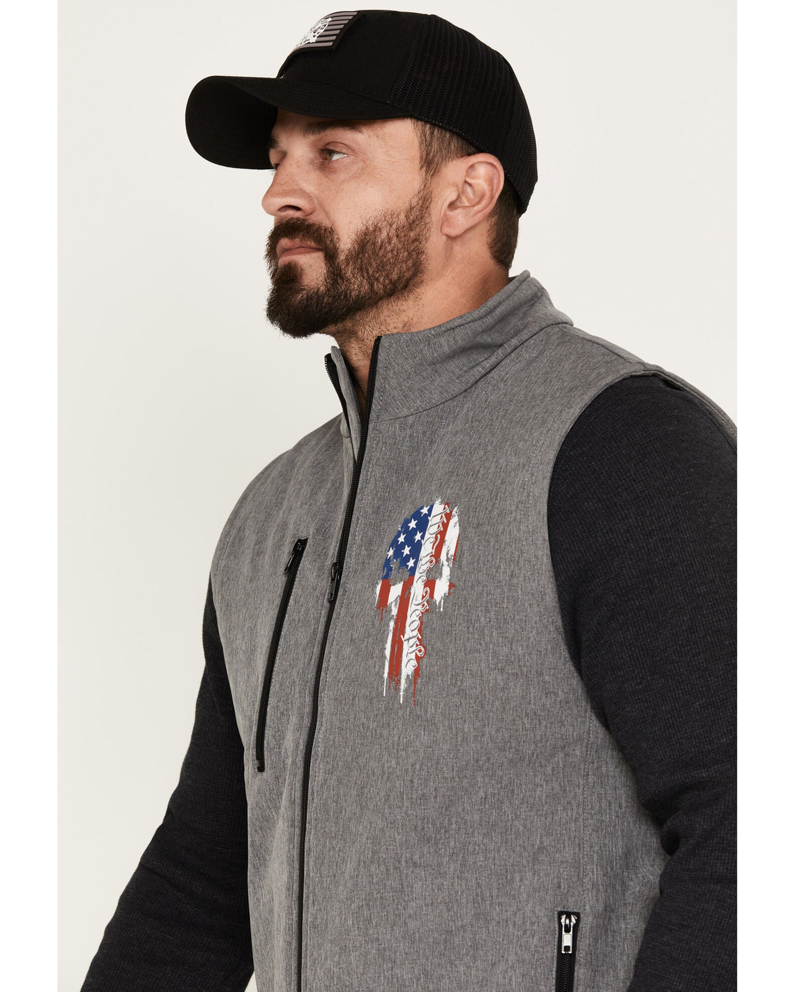 Product Name: Howitzer Men's Skull Bonded Vest