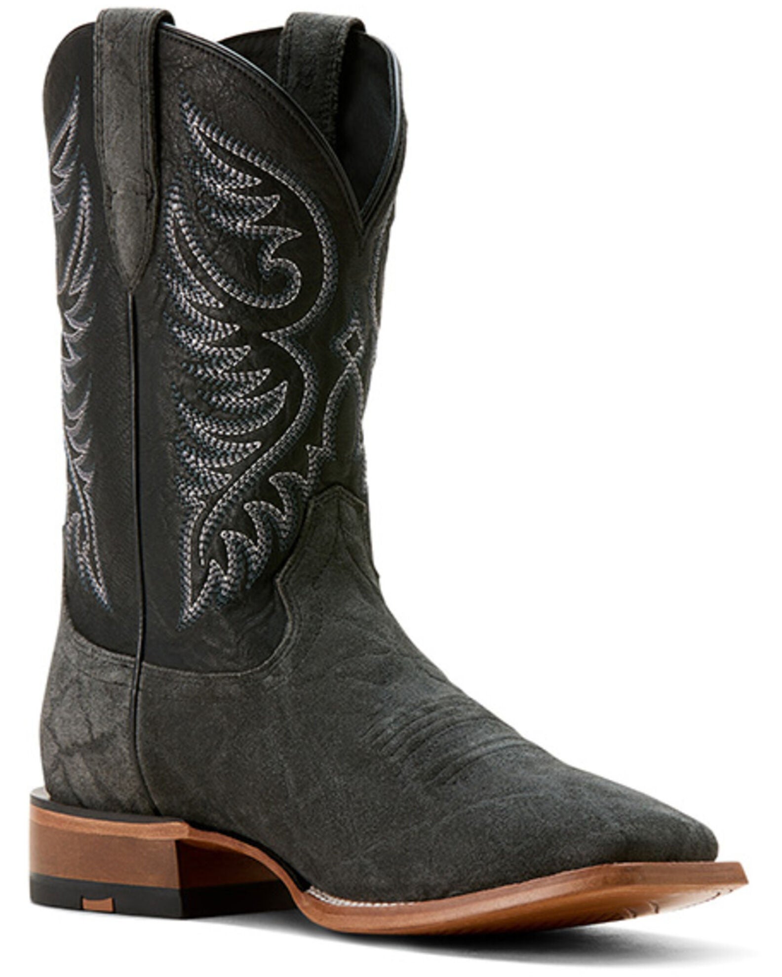 Product Name: Ariat Men's Wiley Elephant Roughout Western Boots - Broad ...