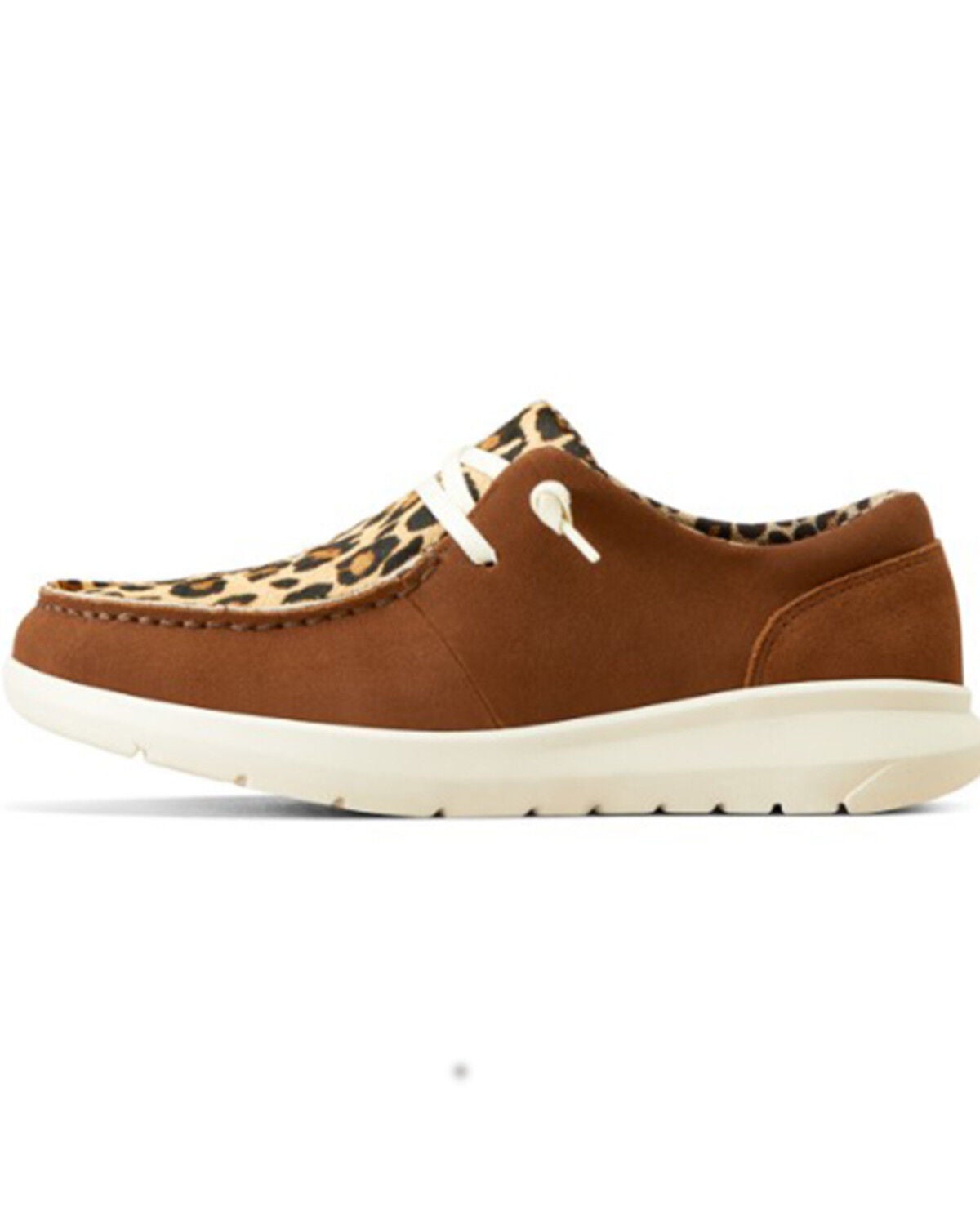 Ariat Women's Hilo Leopard Print Casual Shoes - Moc Toe, Brown