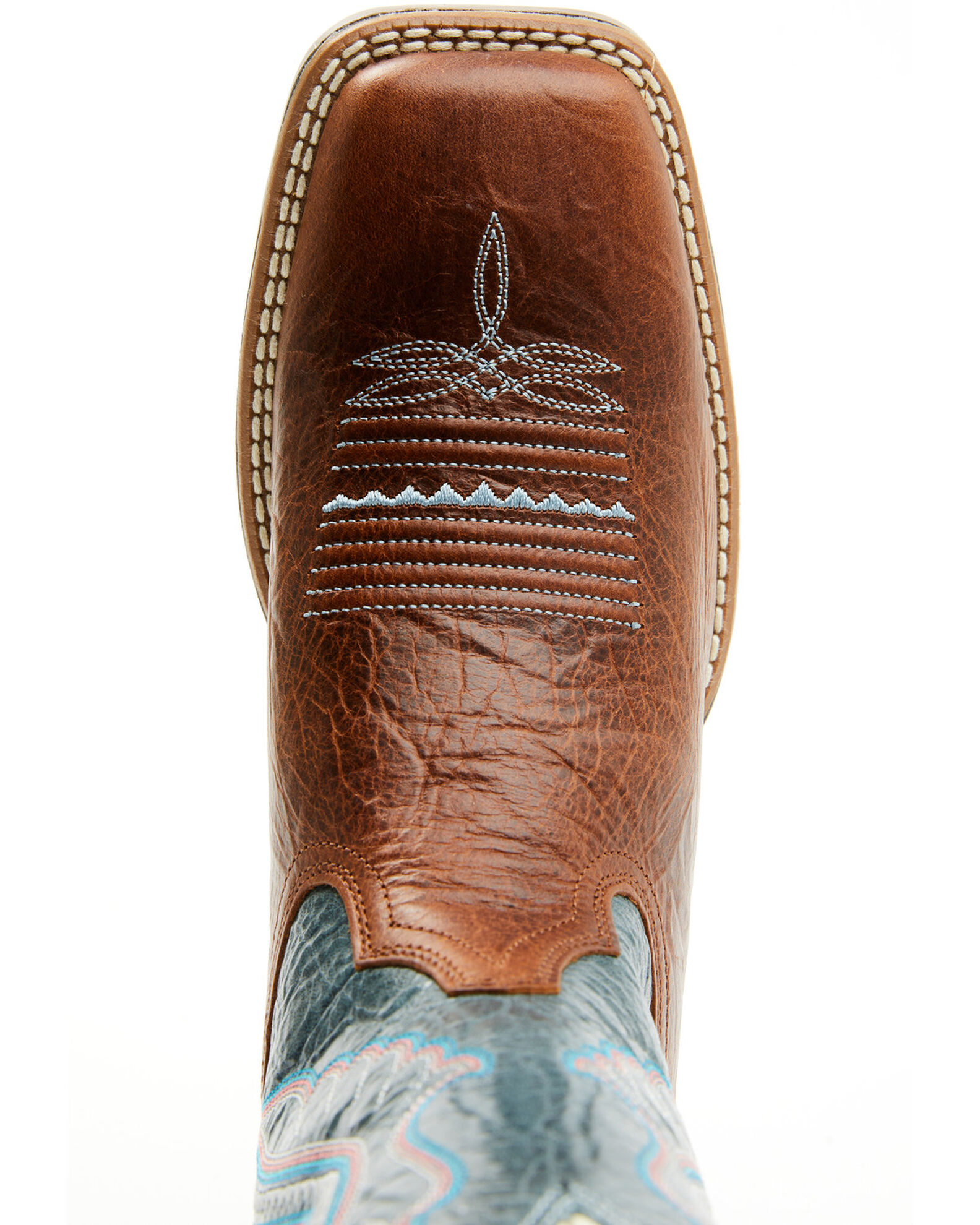 Ariat Womens Primetime Performance Western Boots Broad Square Toe Brown