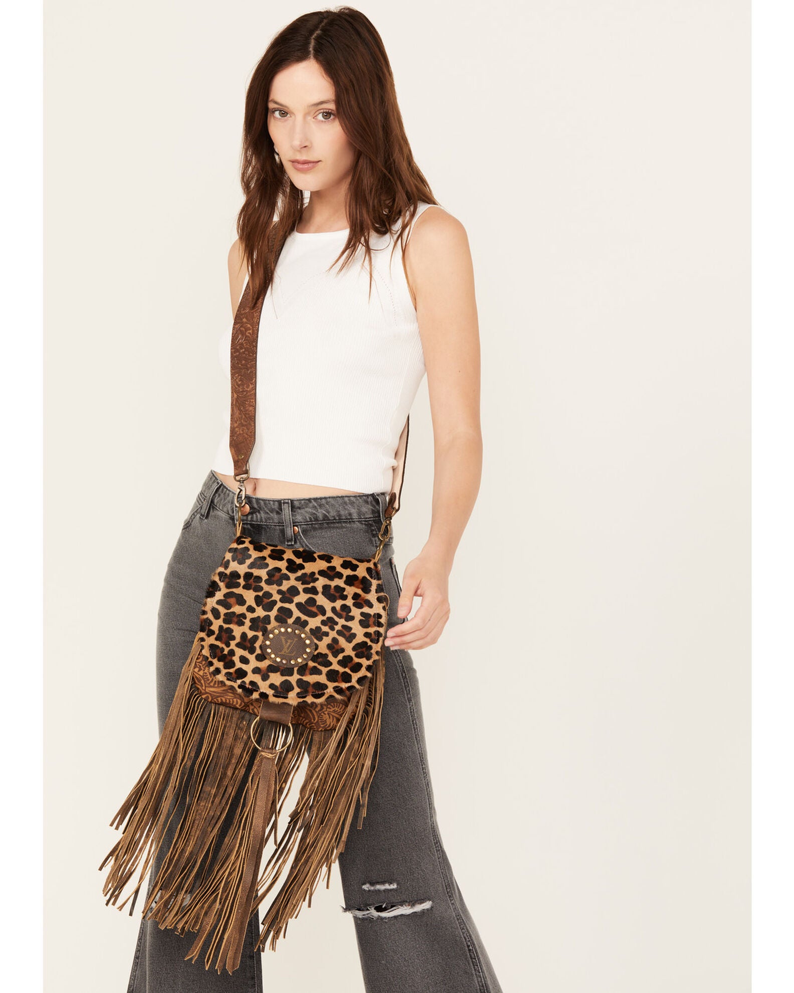 Keep it Gypsy Women's Wilma Leopard Paisley Crossbody