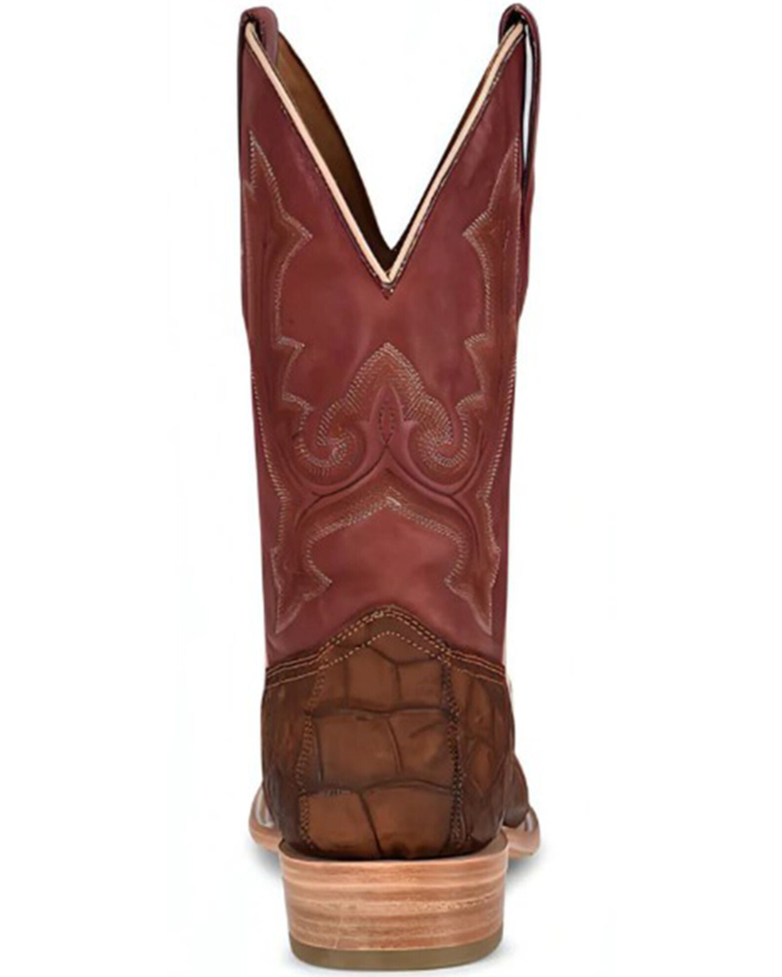 Corral Men's Exotic Alligator Embroidered Western Boots - Broad Square ...
