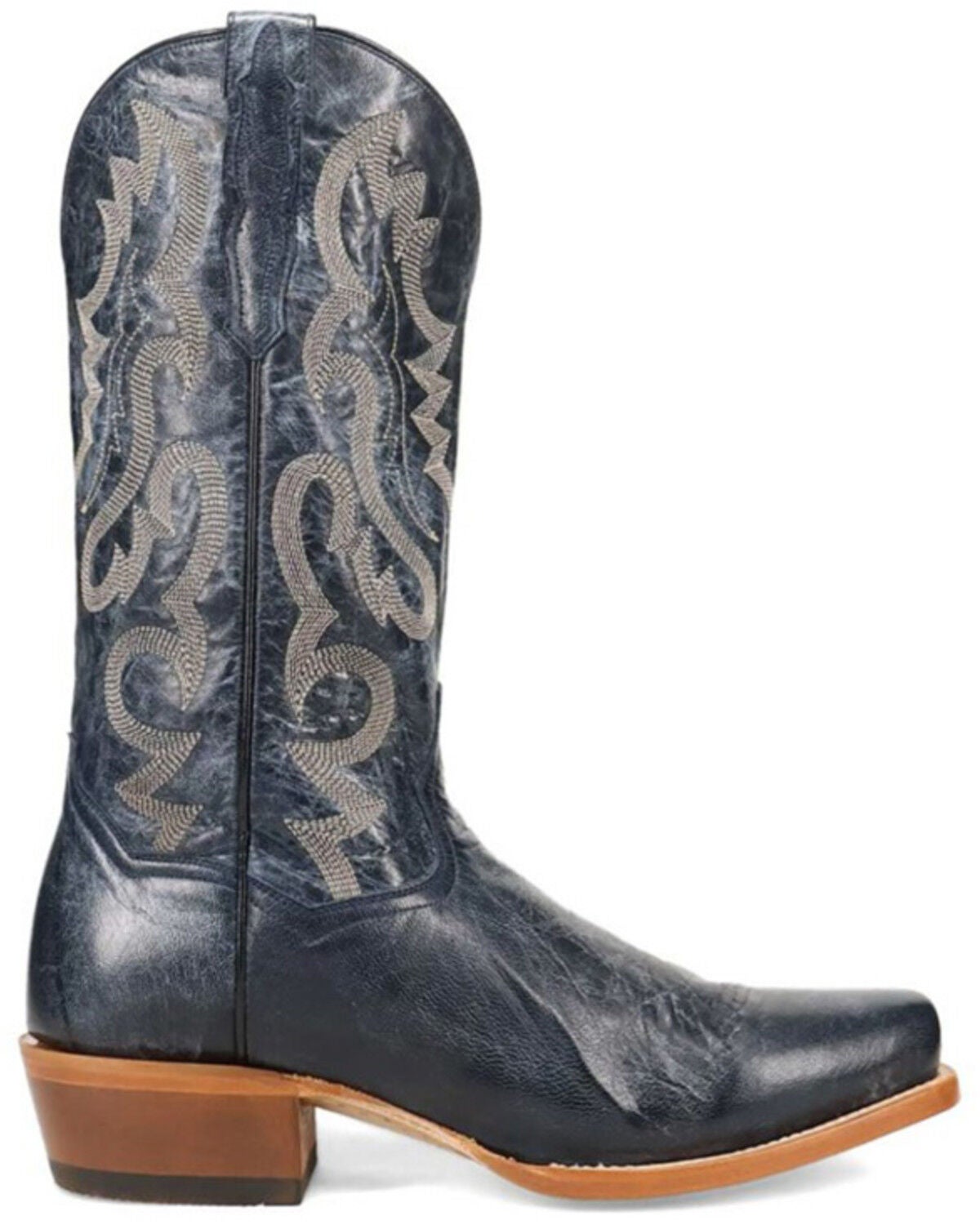 Dan Post Men's Calvin Tall Western Boots - Square Toe, Blue