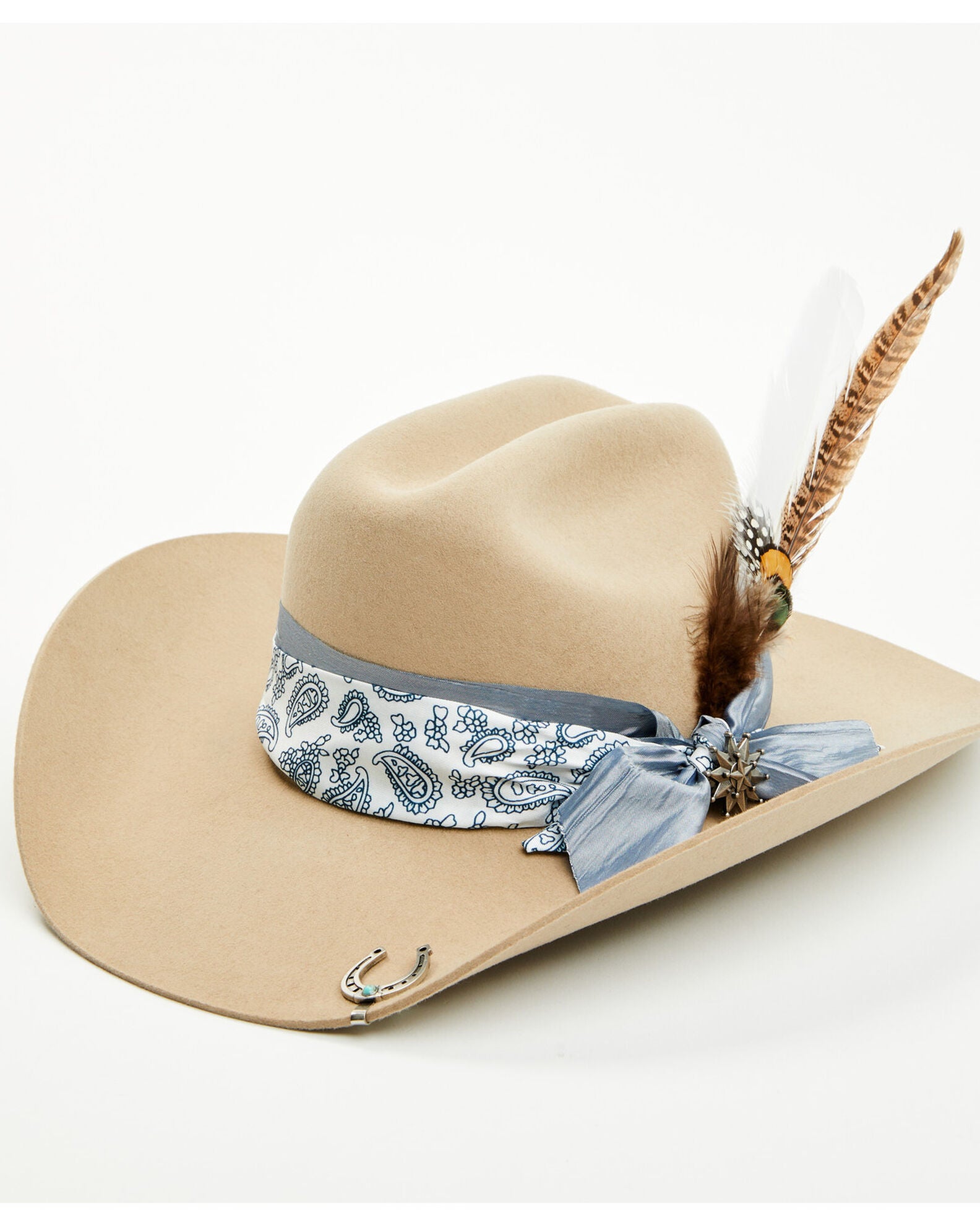Product Name: Boot Barn Paisley Western Hat Accessory Set