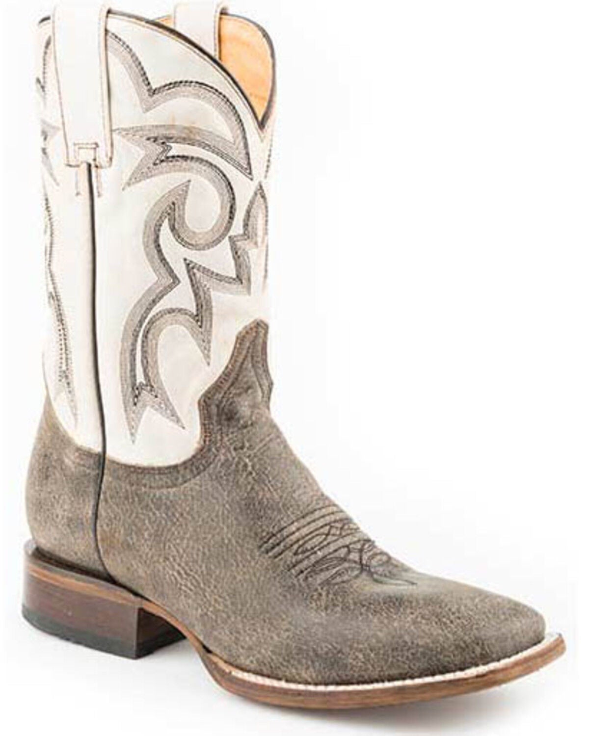 Men's Roper Broad Square Toe Cowboy Boots - Sheplers