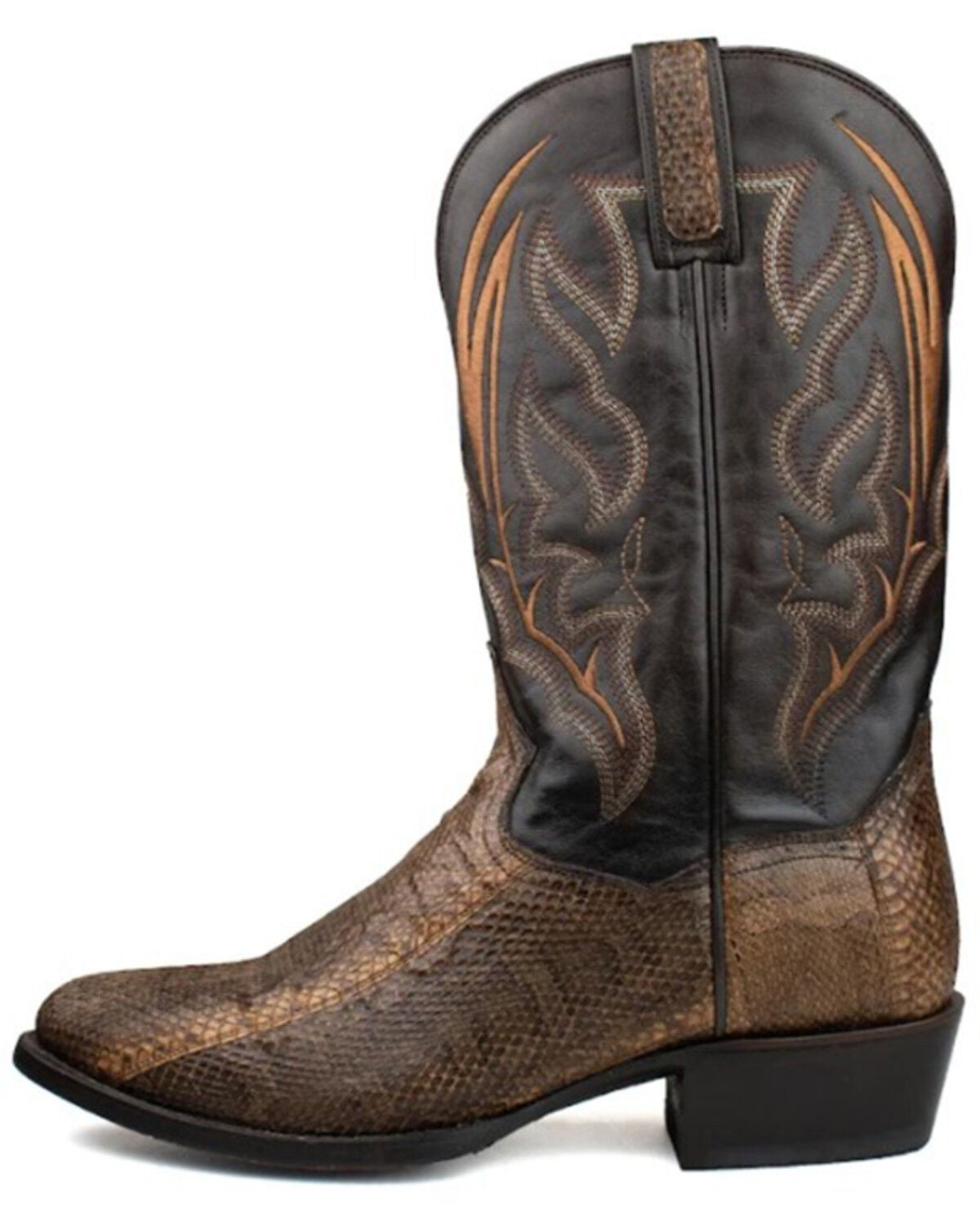 Dan Post Men's Exotic Snake Skin Western Boots - Round Toe,