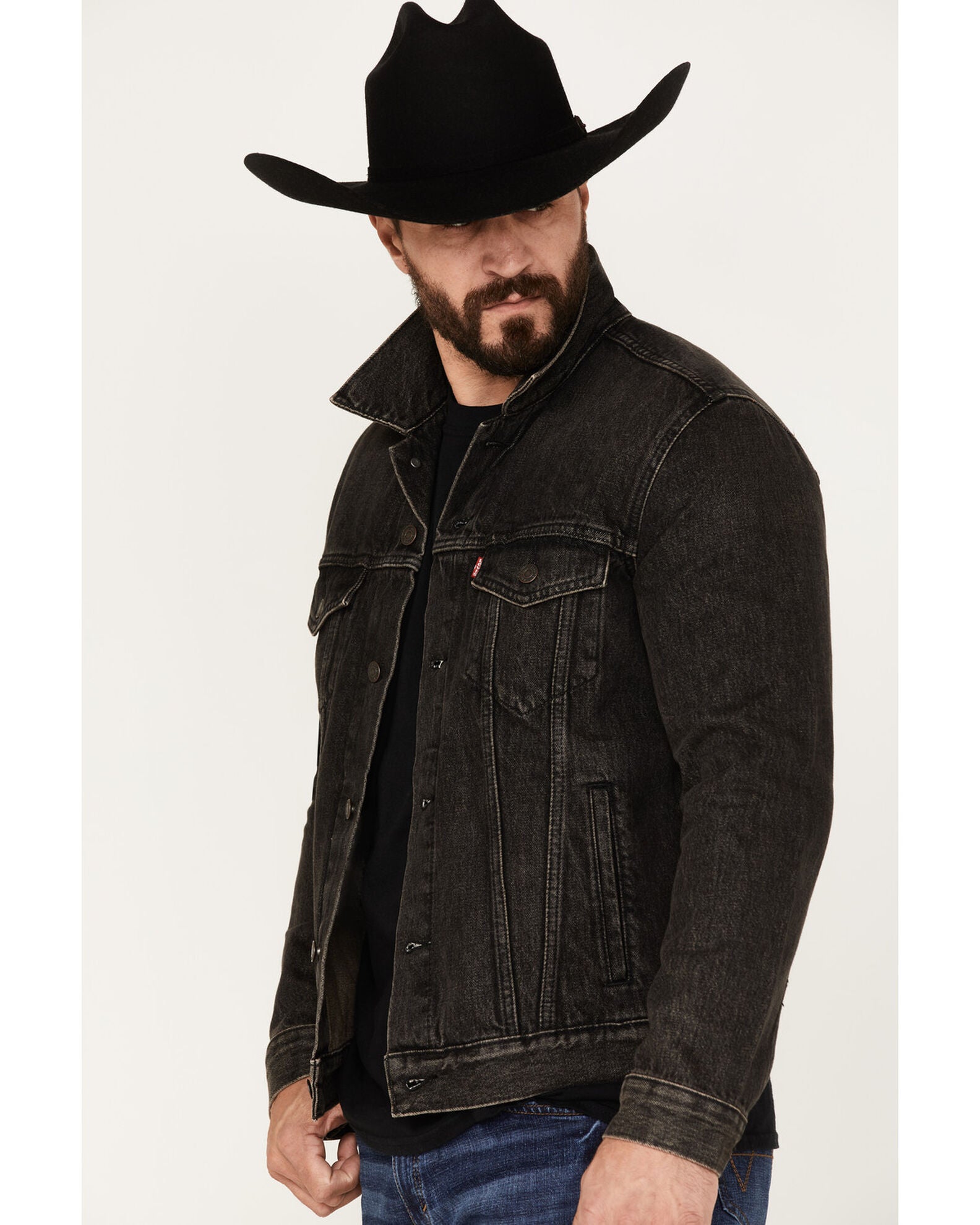 Levi's Men's Dark Wash Denim Trucker Jacket