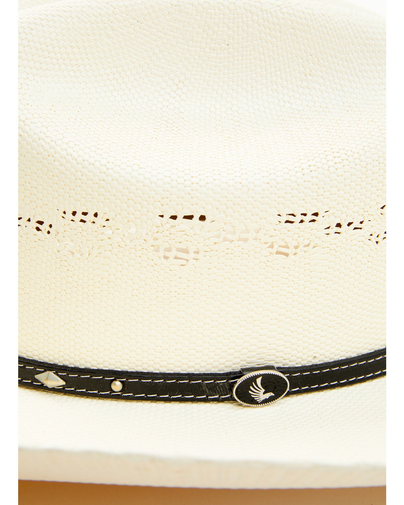 Cody James Bangora Straw Cowboy Hat, Ivory