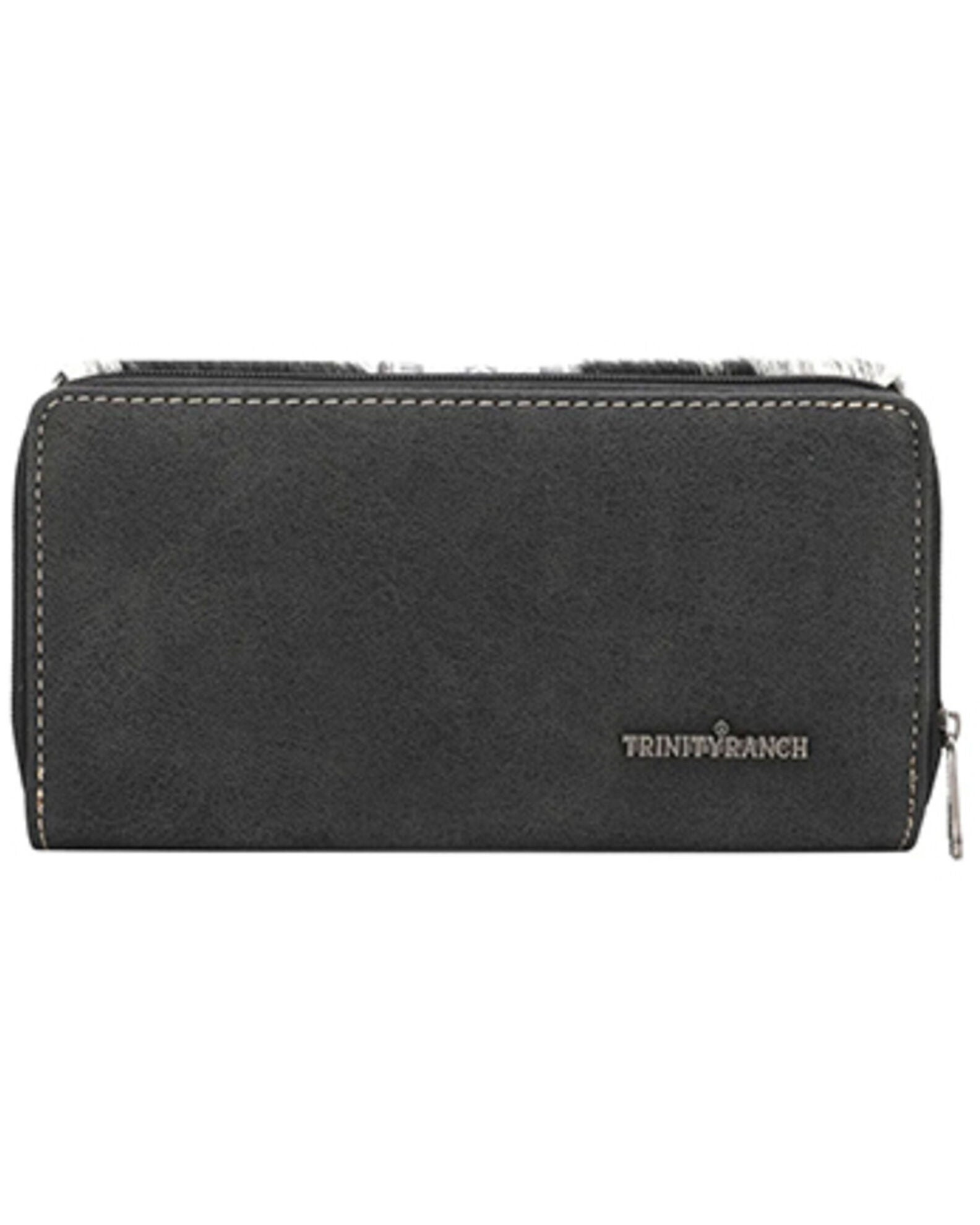 Product Name: Trinity Ranch Women's Ranch Cowhide Southwestern Wallet