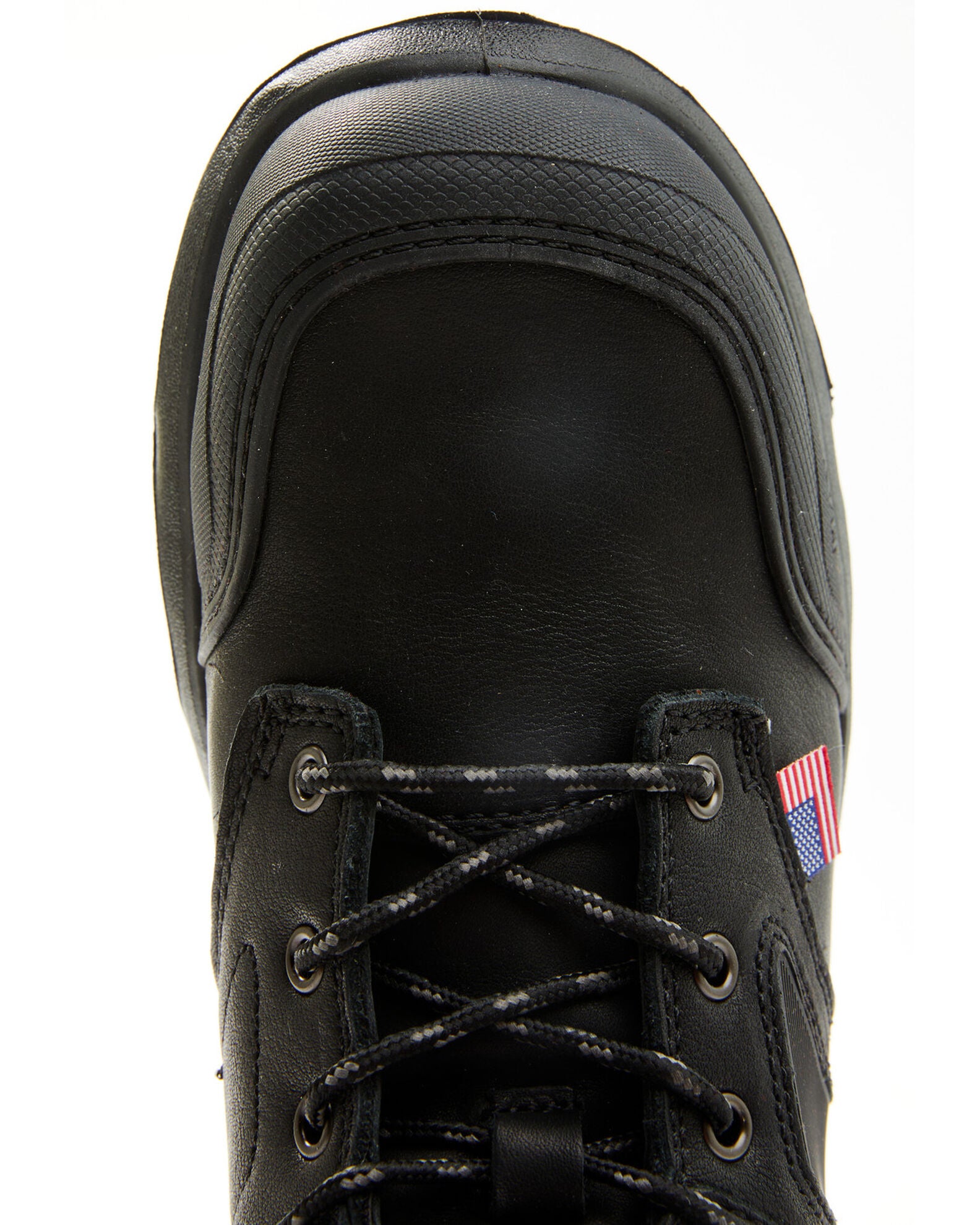 Hawx Men's 6" Anthem Waggled Lace-Up Work Boots - Composite Toe, Black