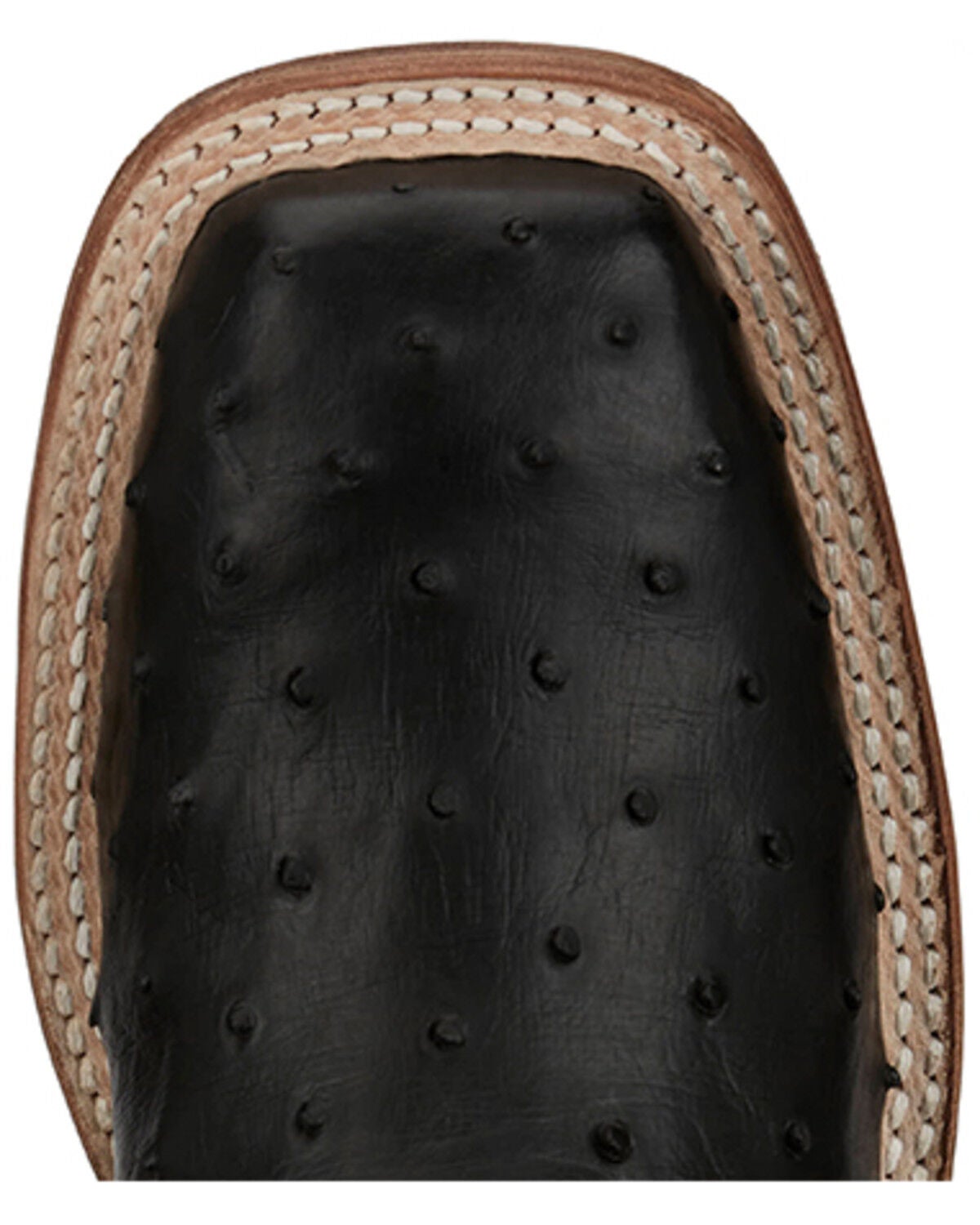 Justin Men's Exotic Full Quill Ostrich Western Boots - Broad Square Toe ...