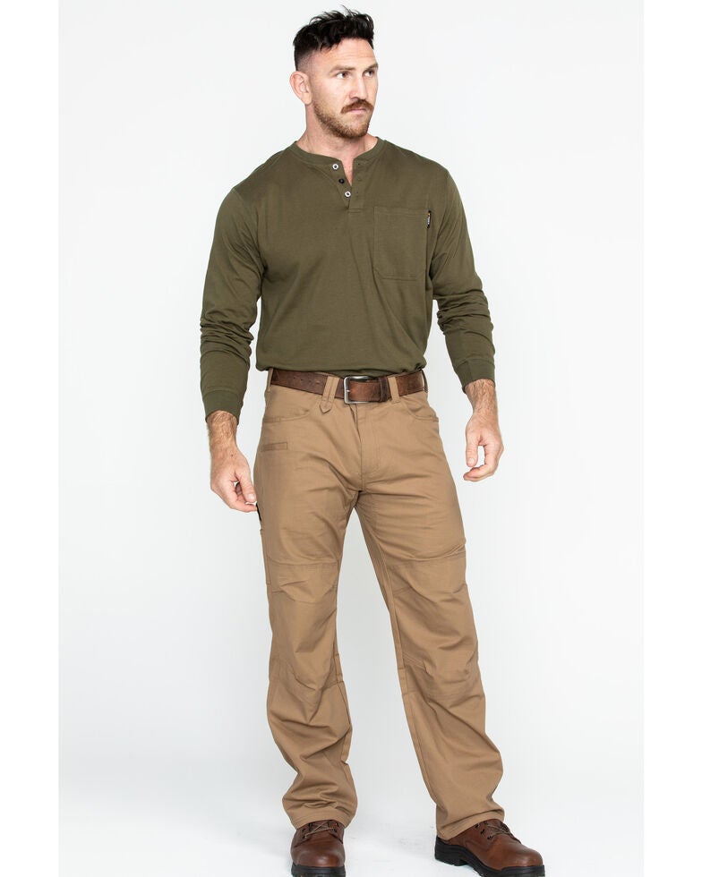 Hawx Men's Brown Stretch Ripstop Utility Work Pants - Big | Sheplers
