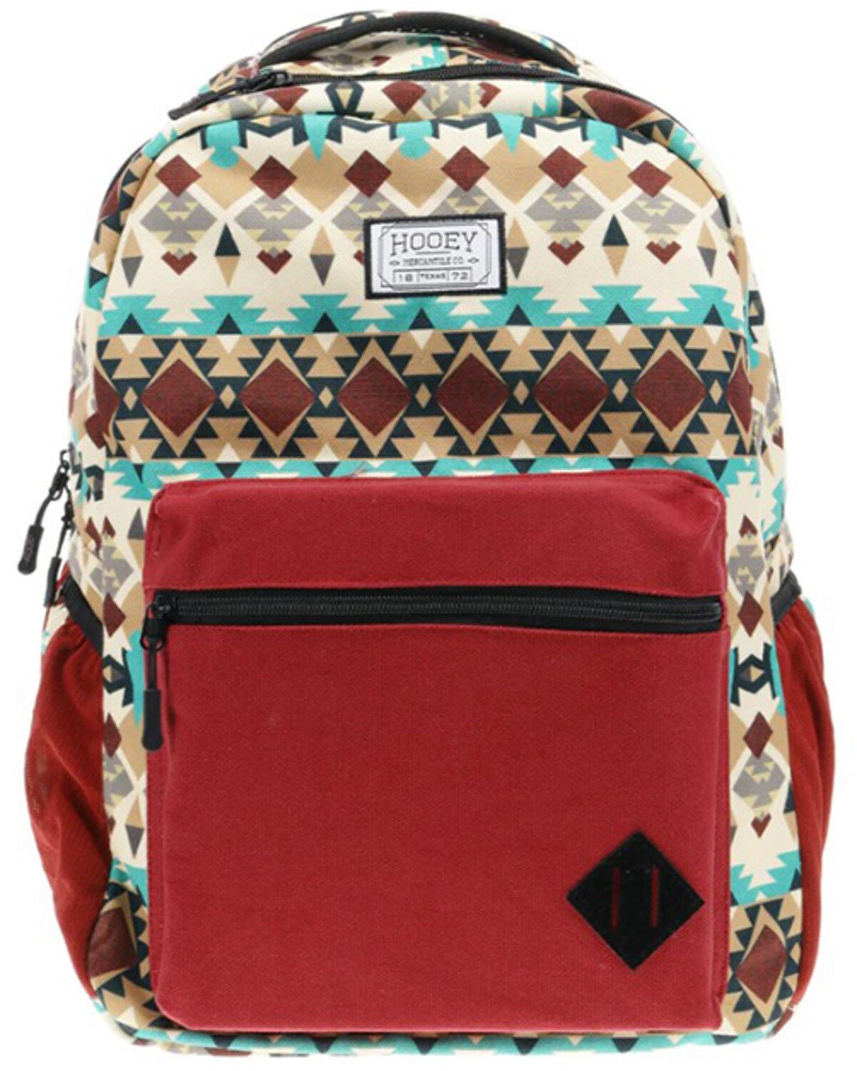 Hooey Men's Recess Southwestern Print Backpack , Turquoise, hi-res