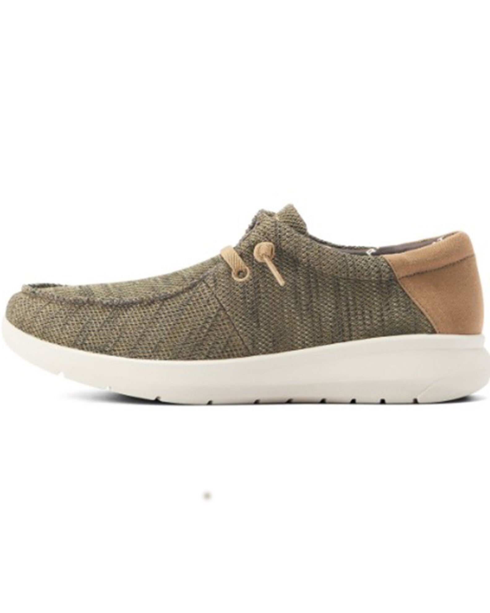 Ariat Men's Hilo Stretch Western Casual Shoes - Moc Toe, Green