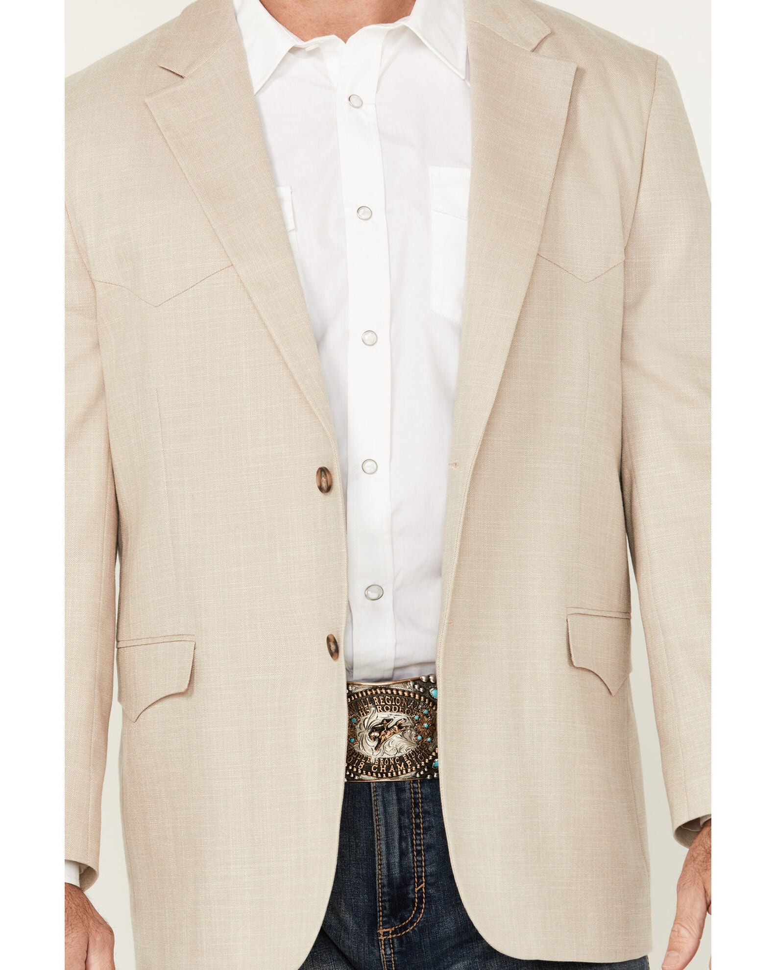 Cody James Men's Blake Paisley Lined Sportcoat, Tan