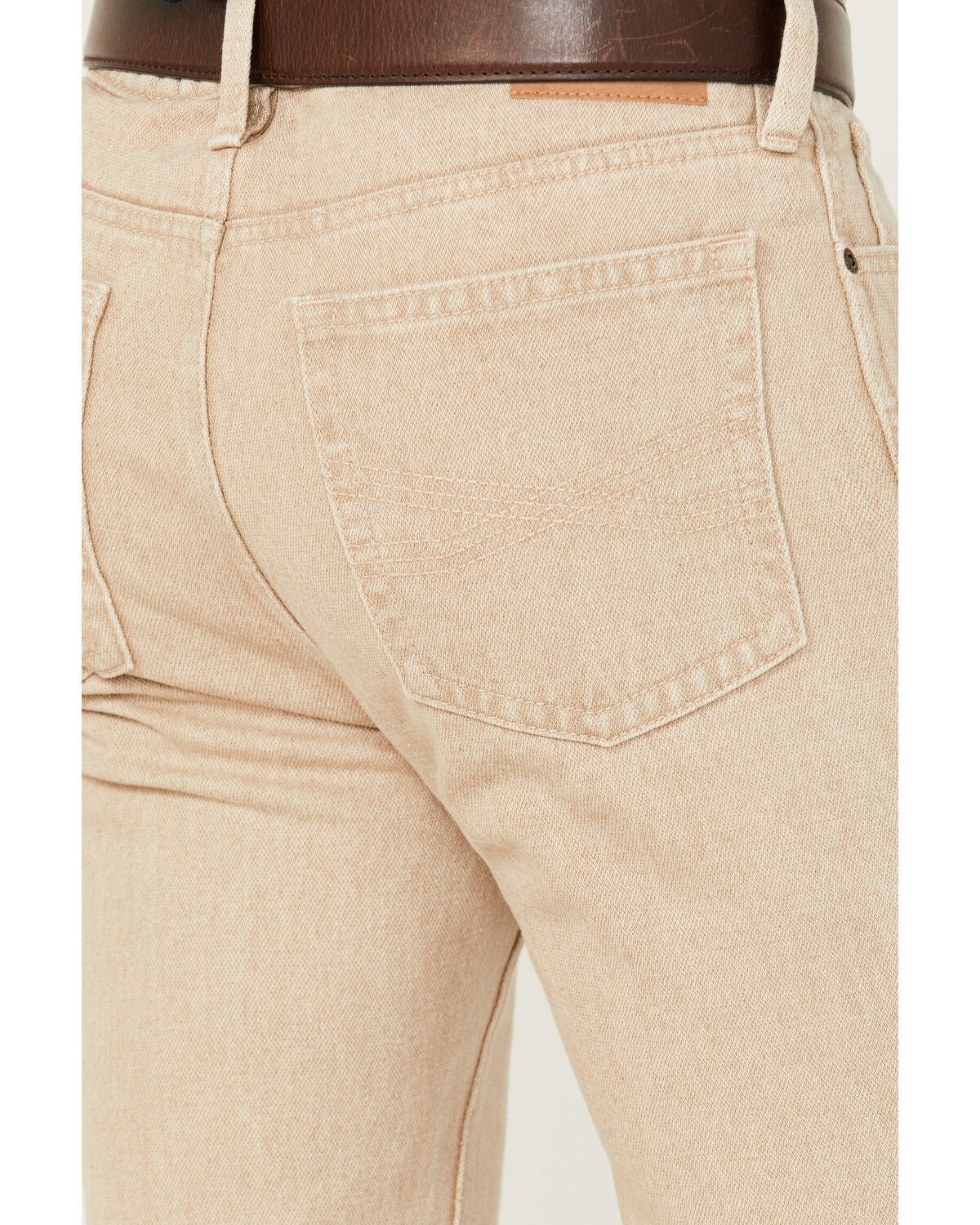 Blue Ranchwear Men's American West Tan Slim Straight Rigid Denim Jeans, Tan