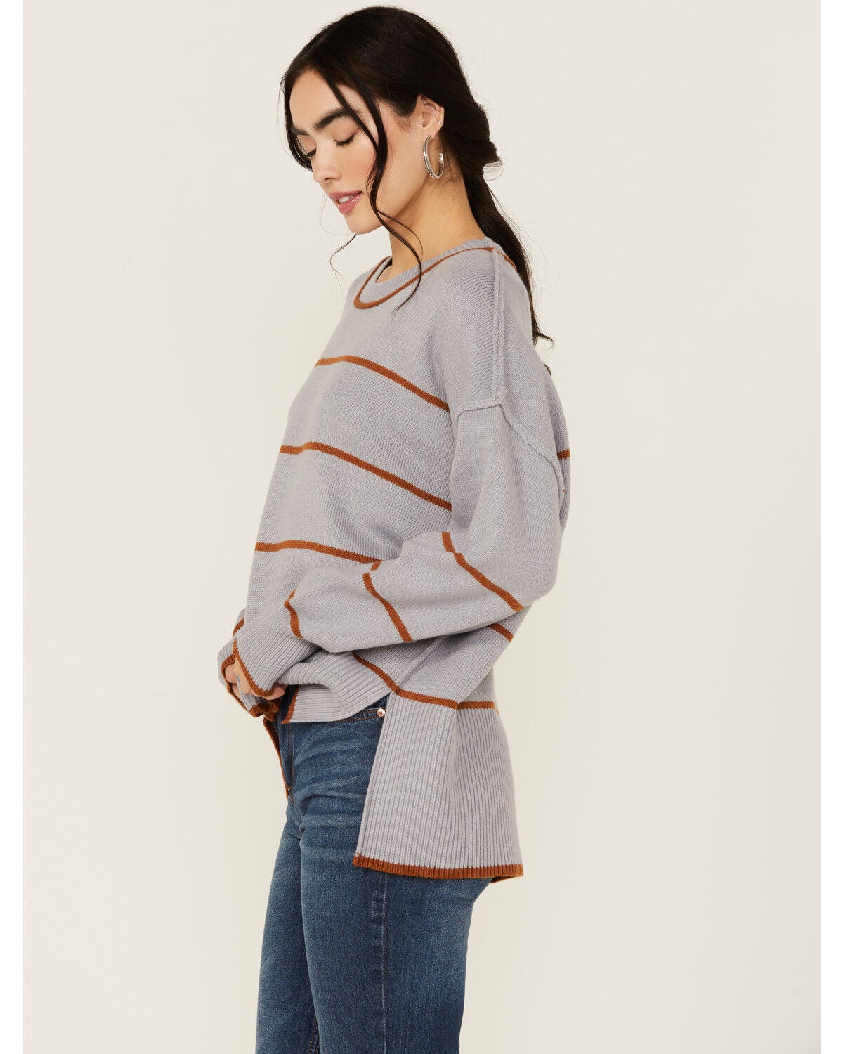 Wishlist Women's Striped Sweater , Blue