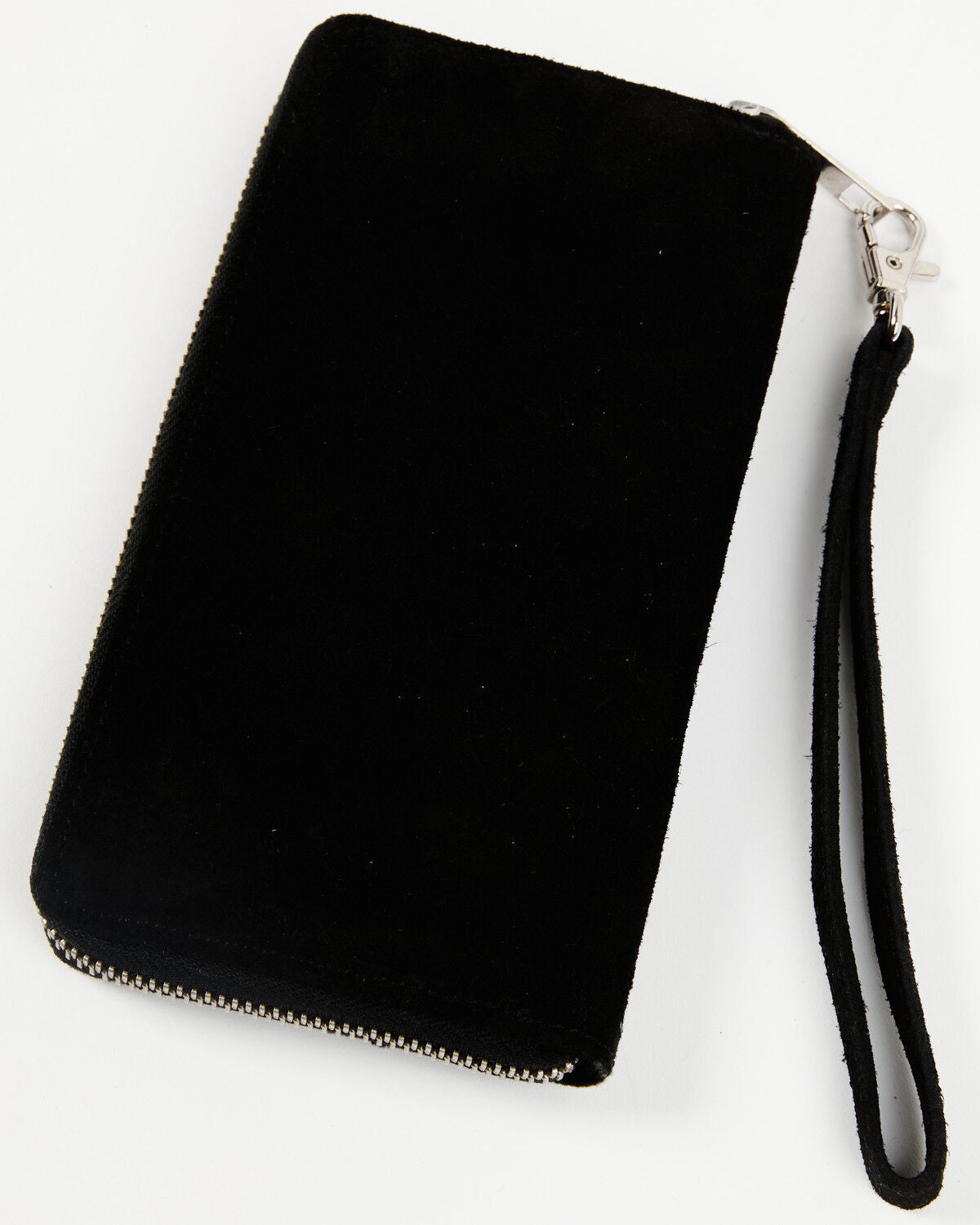 Shyanne Women's Velvet Embroidered Wallet, Black