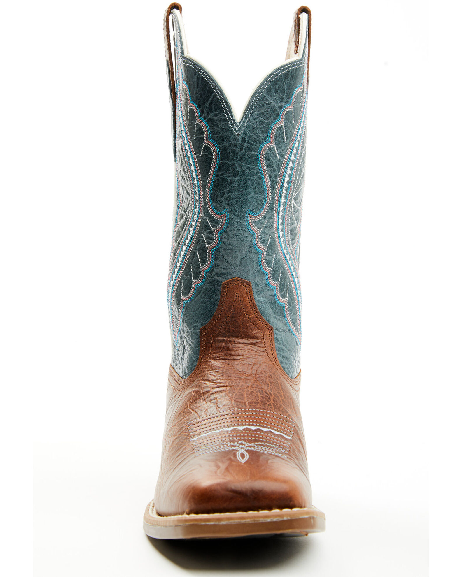 Ariat Womens Primetime Performance Western Boots Broad Square Toe Brown