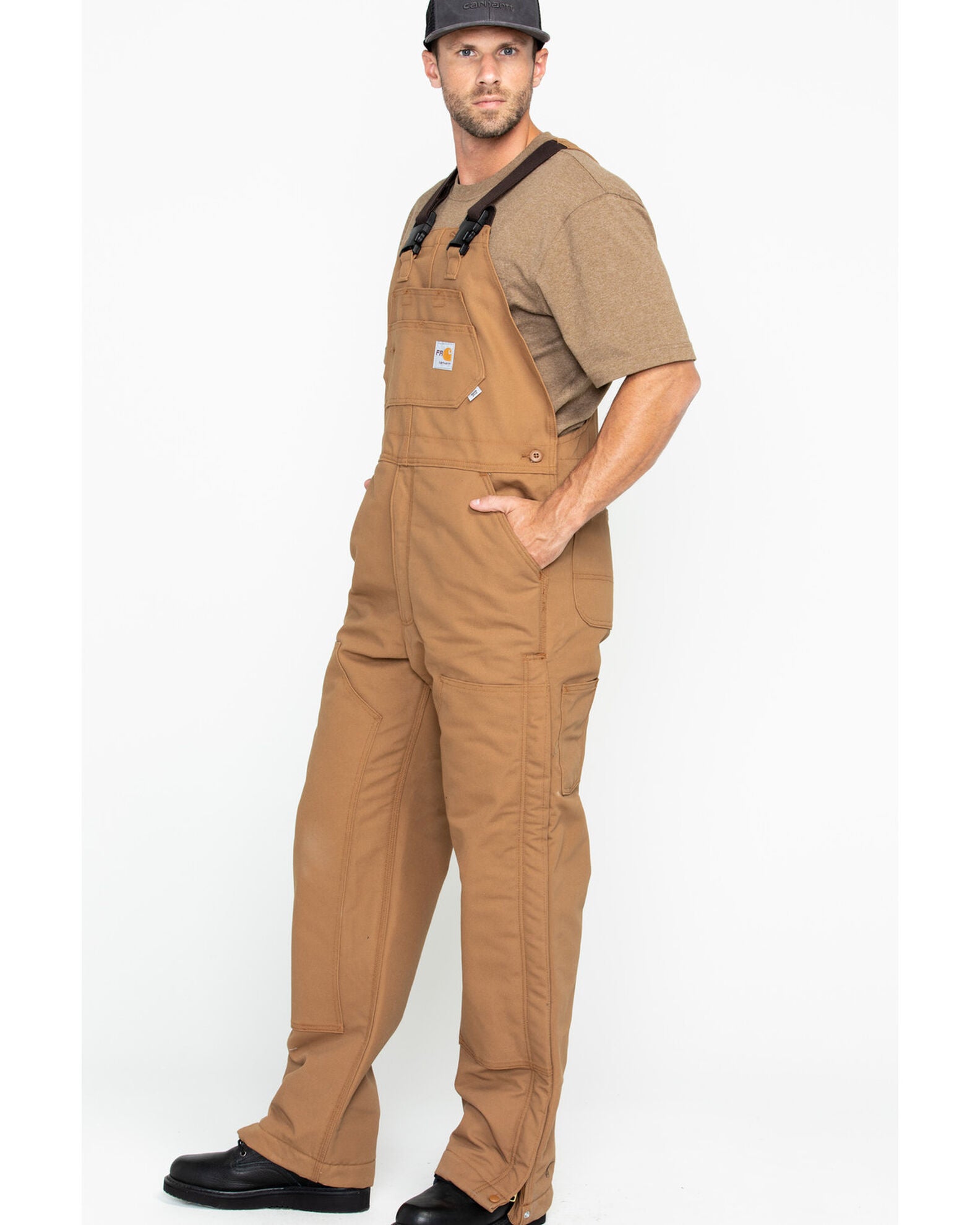 Product Name: Carhartt Men's FR Duck Quilt-Lined Bib Overalls