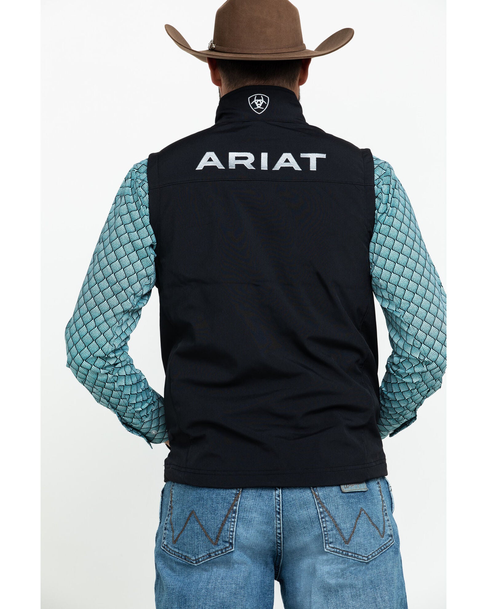 Product Name: Ariat Men's Logo 2.0 Softshell Zip-Up Vest