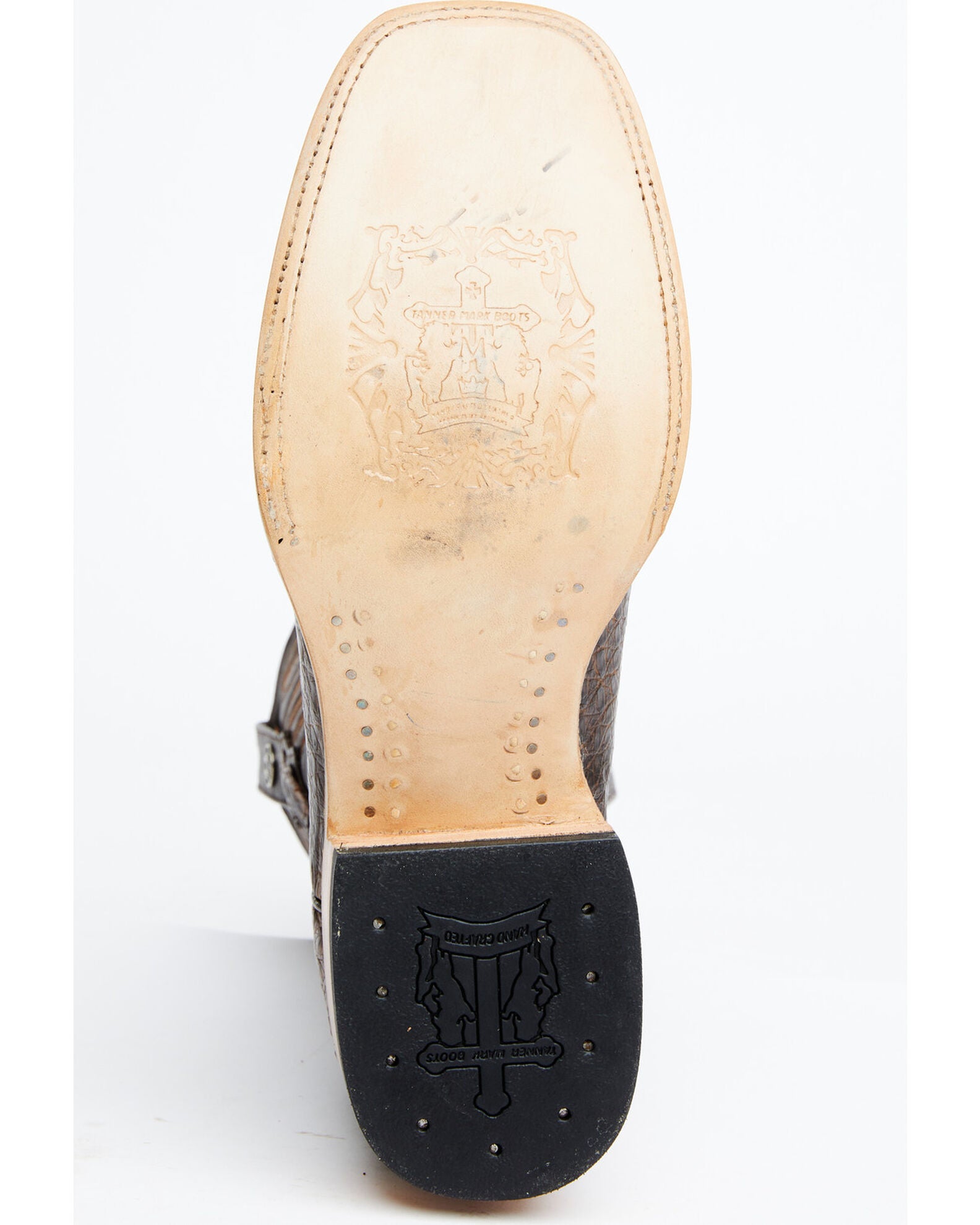 Tanner Mark Men's Shawnee Exotic Caiman Belly Western Boots - Broad ...