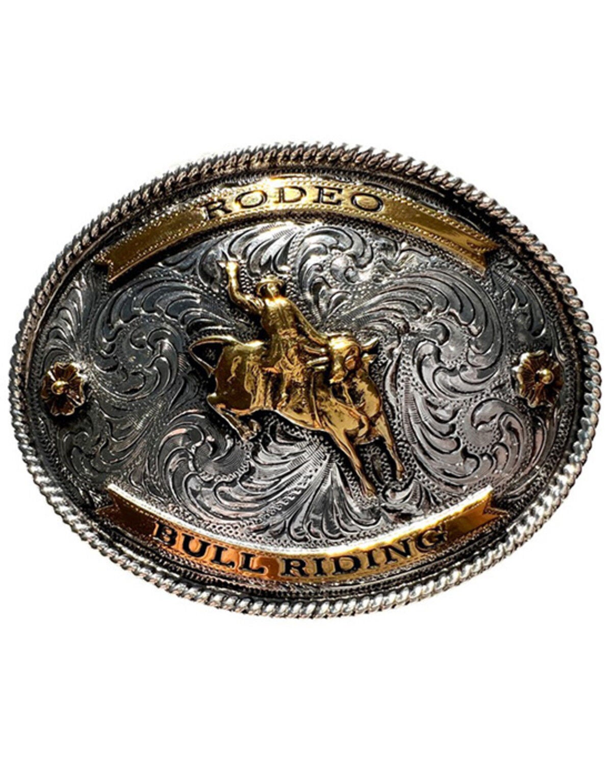 Cody James Men's Rodeo Bull Riding Belt Buckle, Multi