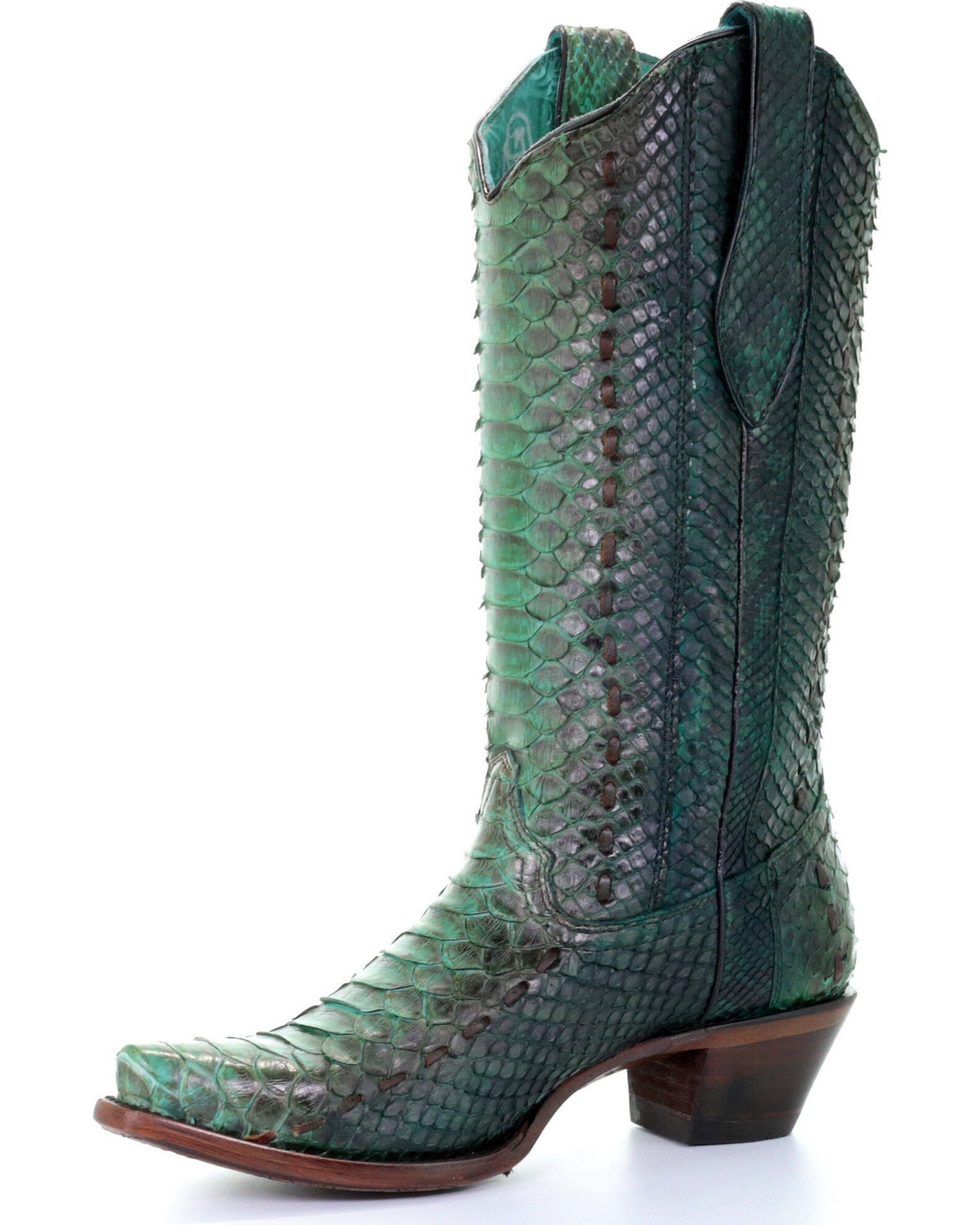 Product Name: Corral Women's Full Python Woven Western Boots - Snip Toe
