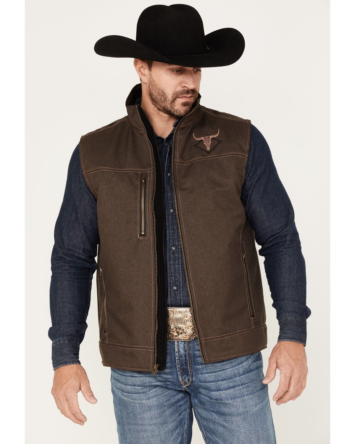 Men's Western & Cowboy Vests: Wool, Suede - Sheplers