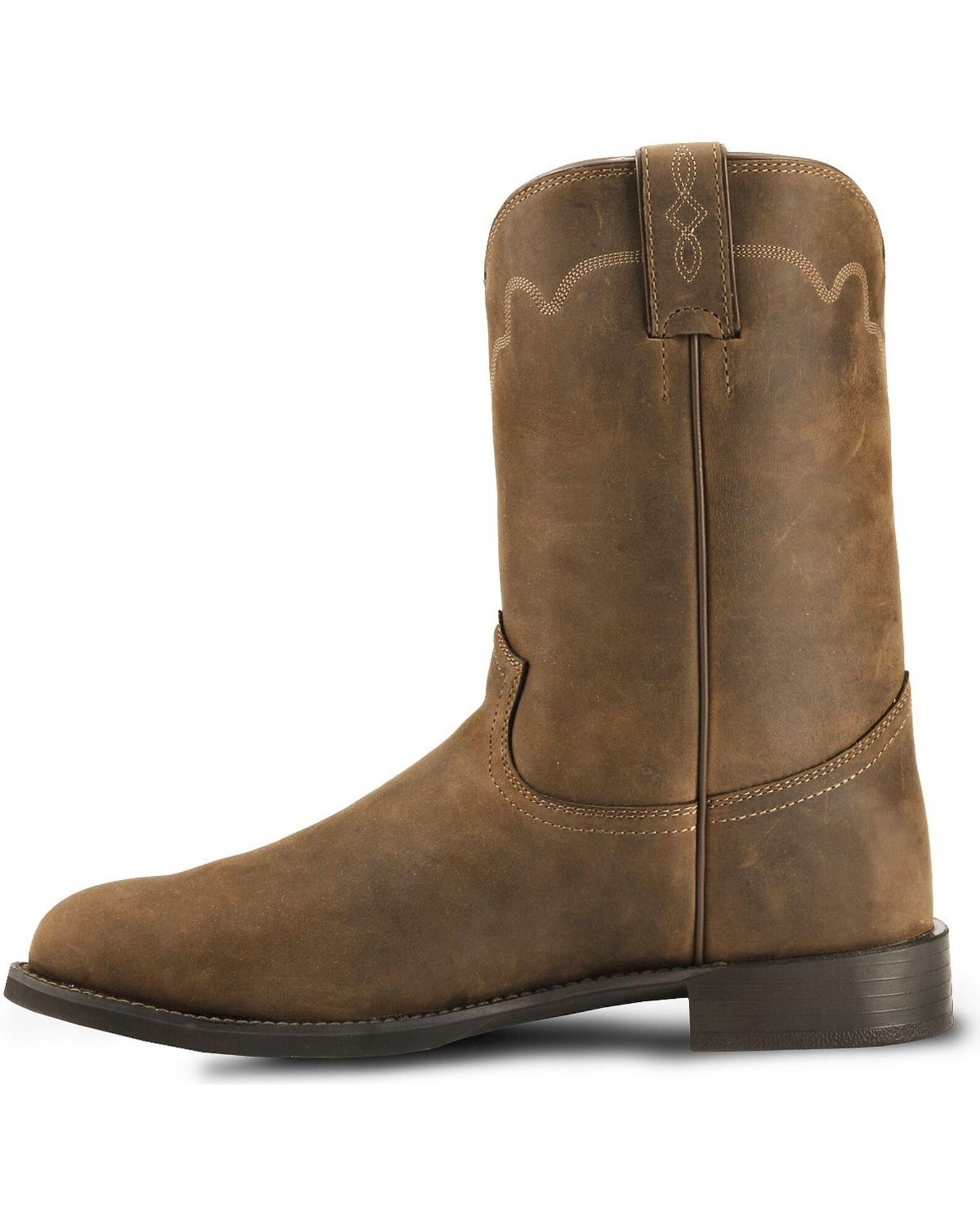 Justin Men's Stampede Roper Western Boots - Round Toe | Sheplers