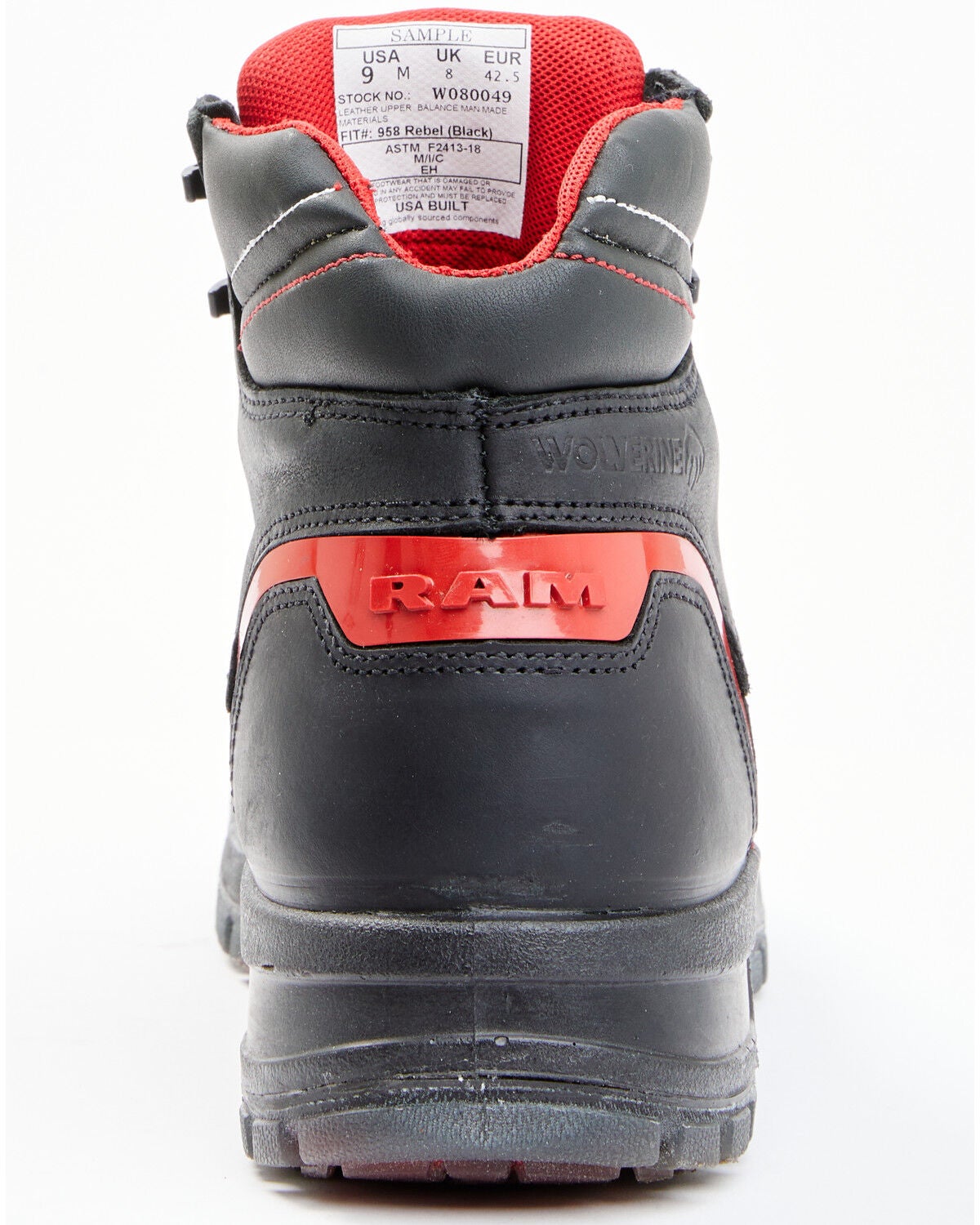 Wolverine x Ram Collection Men's Rebel Work Boots - Composite Toe, Black