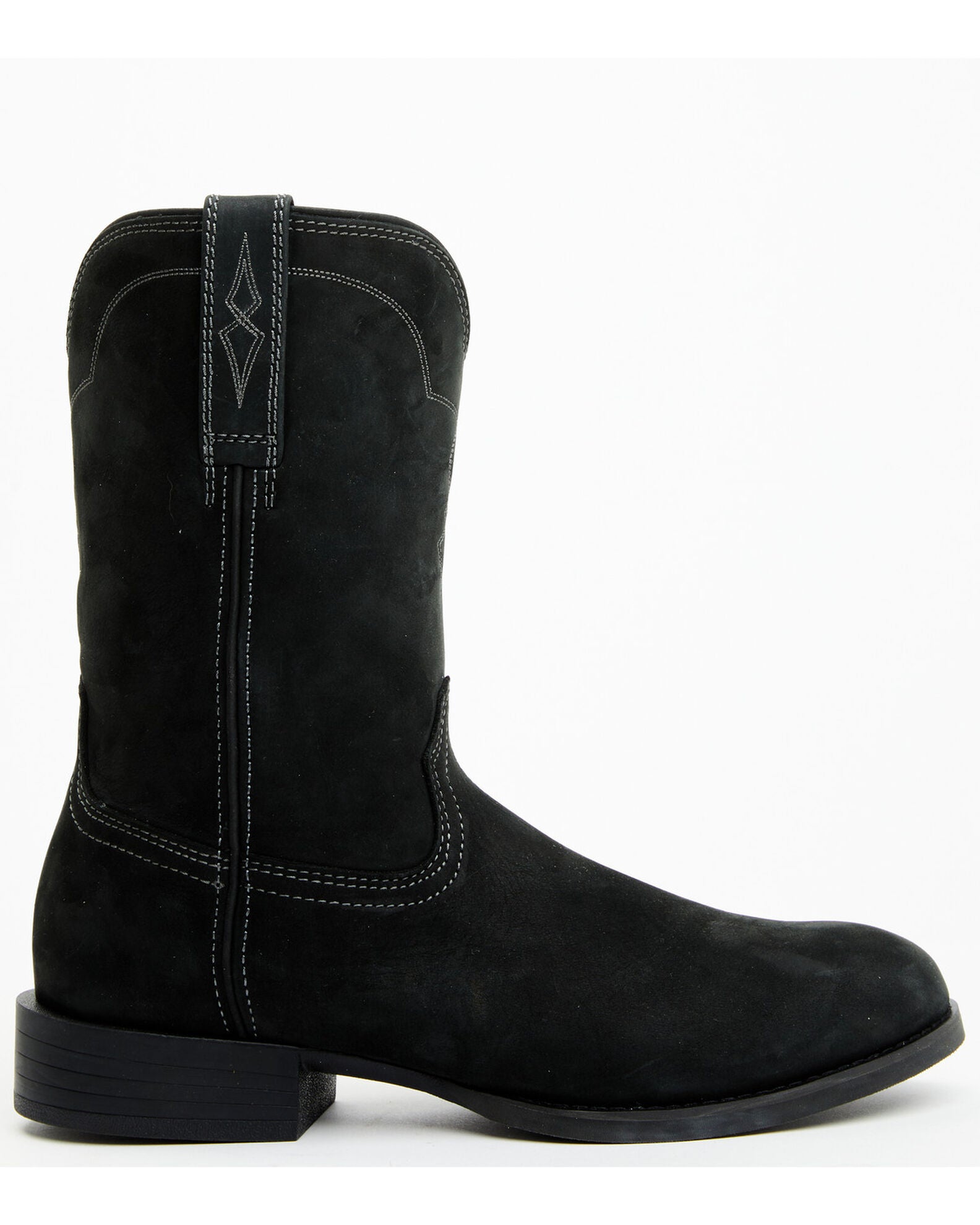 Cody James Cush Core® Men's Highland Roper Western Boots - Round Toe, Black