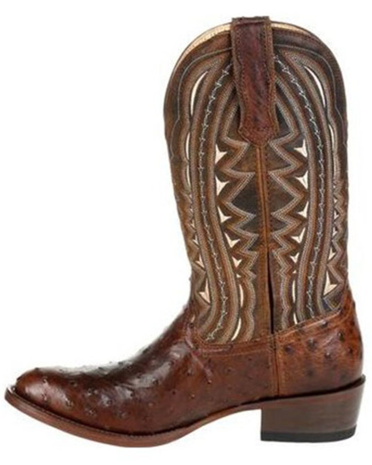 Durango Men's Exotic Full-Quill Ostrich Western Boots - Round Toe ...