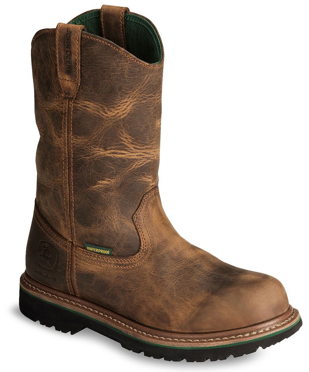 John Deere Waterproof Wellington Work Boots - Soft Toe | Sheplers